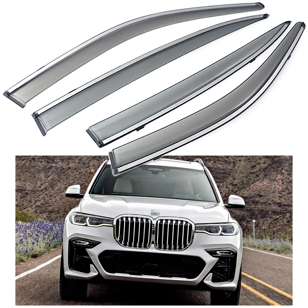 MOERTIFEI-4pcs-Window-Visors-Vent-Shade-Deflector-Sun-Rain-Fog-Guard ...