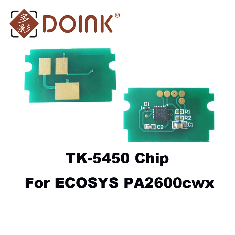 8pcs Chip For Kyocera ECOSYS TK5450 PA2600cwx TK5450 MA2600cwfx Toner ...