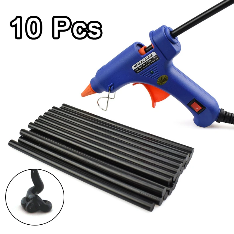 10pcs Car Glue Sticks Cars Body Dent Repair Glue Sticks Black High ...