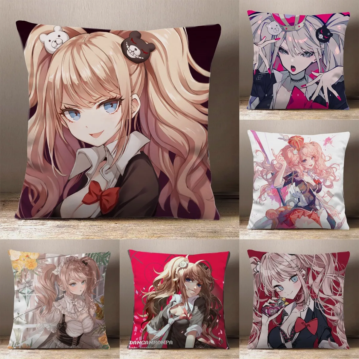 Anime Danganronpa: Trigger Happy Havoc Enoshima Junko Cosplay Square ...