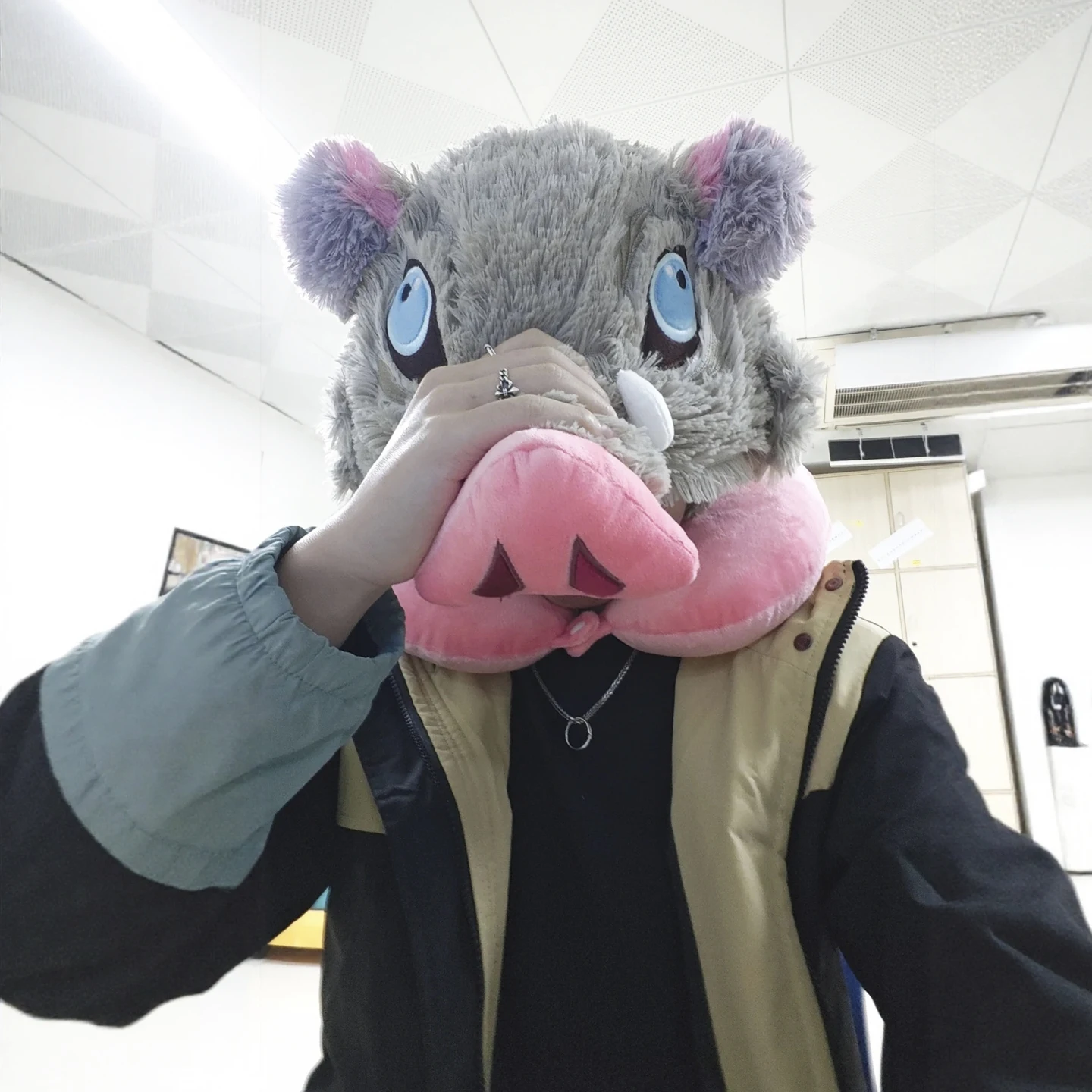 Boar Head from Demon Slayer: The Ultimate Cosplay Prop for Hashibira ...