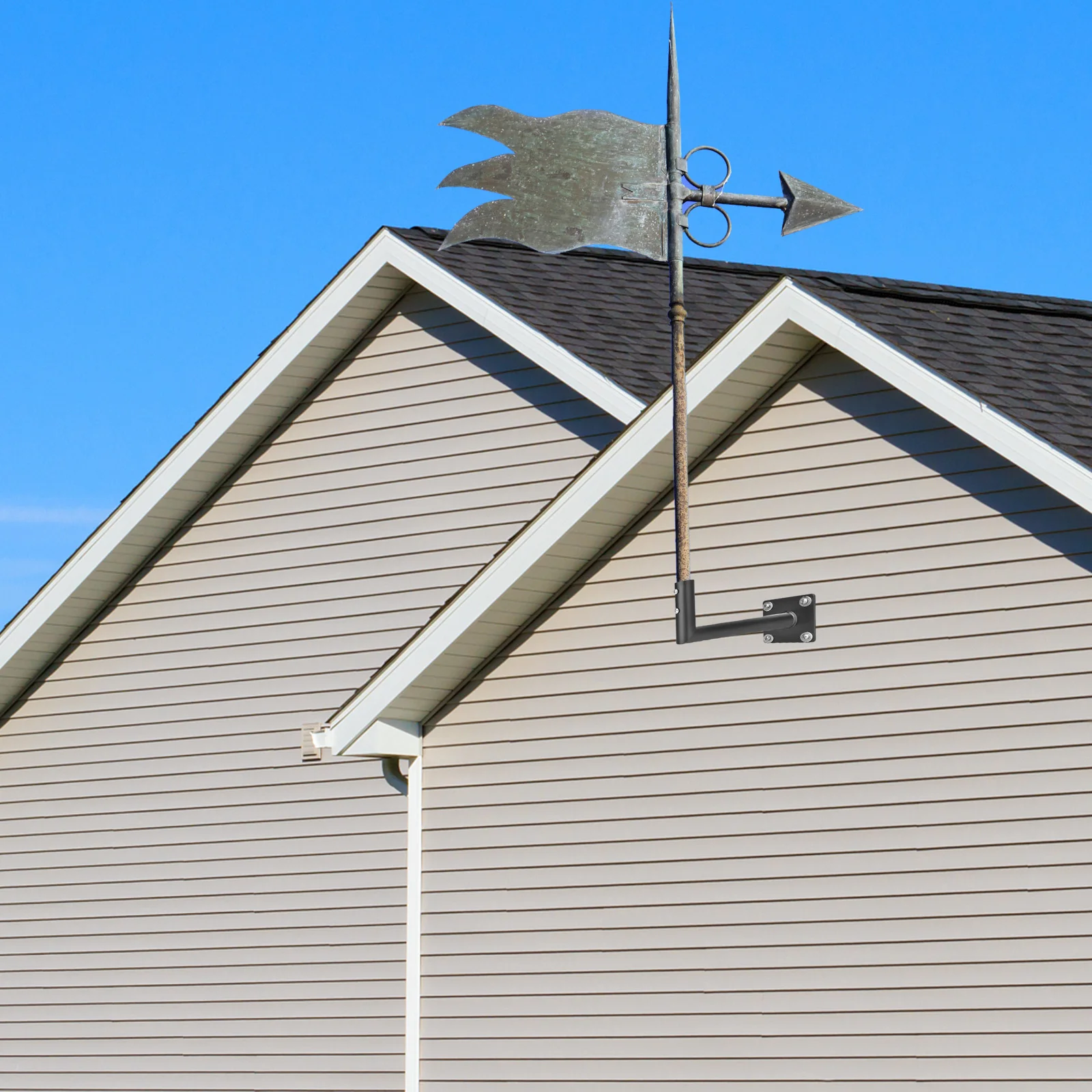 Weather Vane Bracket Roof Antenna Mount Wireless Residential Brackets ...