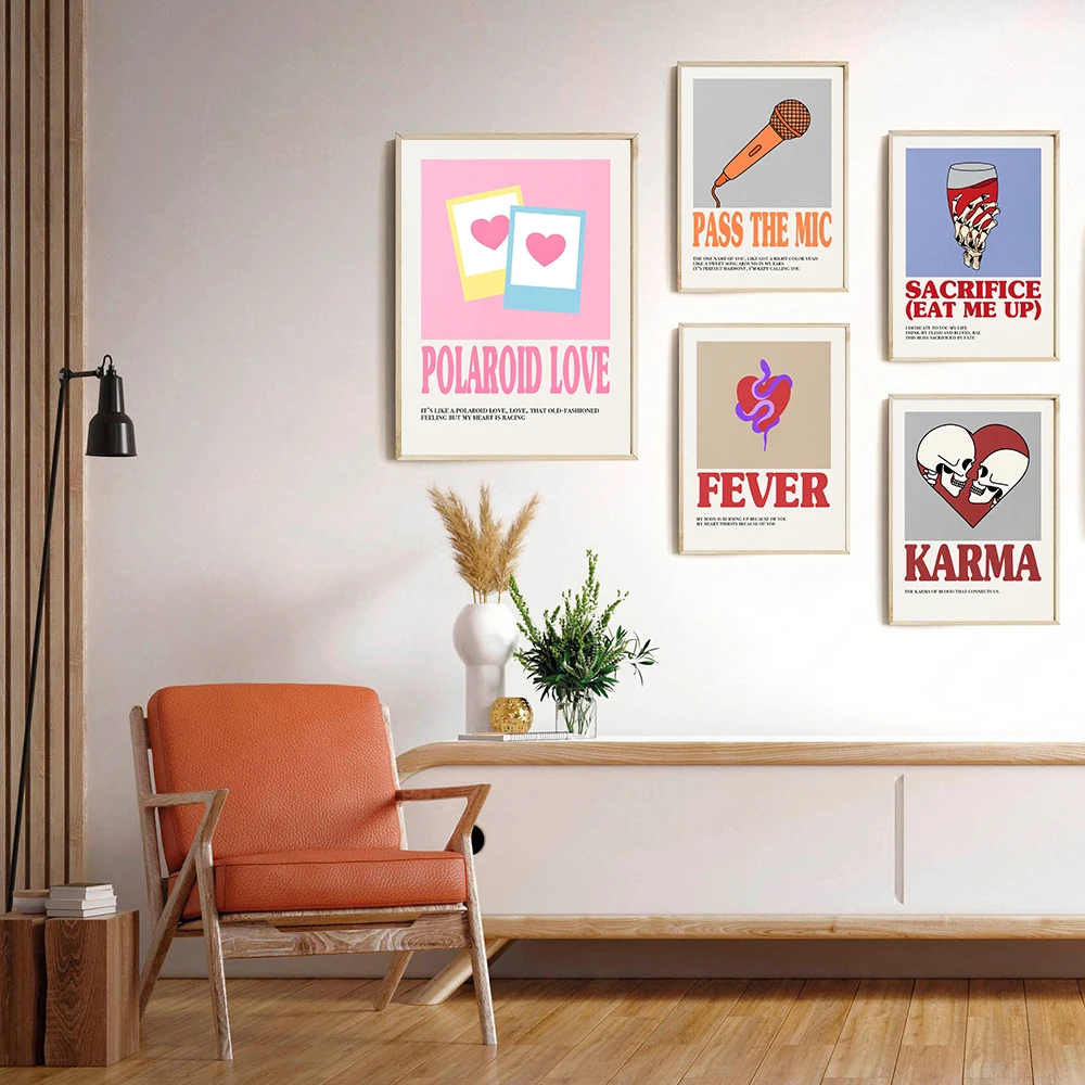 Tumblr Rooms With Lights And Band Posters