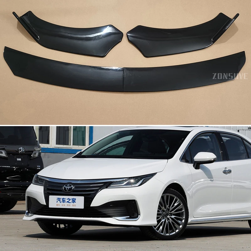 For-Toyota-Allion-2021-2024-Year-Front-Bumper-Lip-Splitter-Spoiler-Body ...