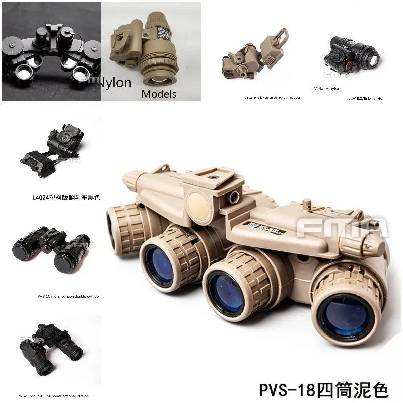 Tactical-No-function-Pvs18-Four-Eye-Infrared-Night-Vision-Models-PVS-15 ...