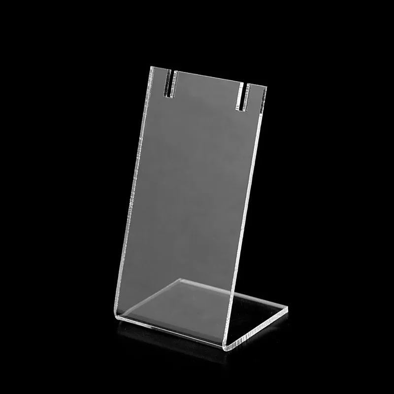 Black Transparent Earring Holder L-Shape Earring Display Jewelry ...