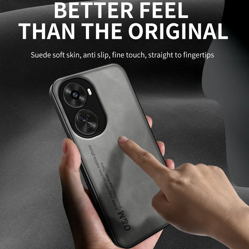 For Huawei nova 12 SE 4G Чехол для Skin Feel Shockproof Matte Leather ...