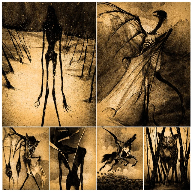 Pencil Drawings Of Evil Creatures