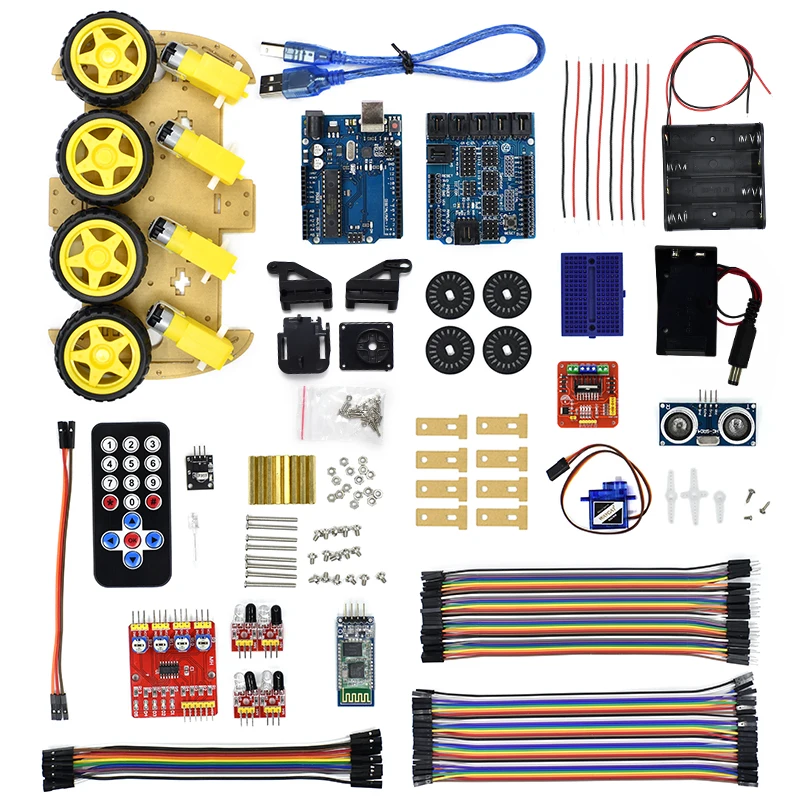 Kits de coche inteligente Robot controlado por Bluetooth multifunción ...