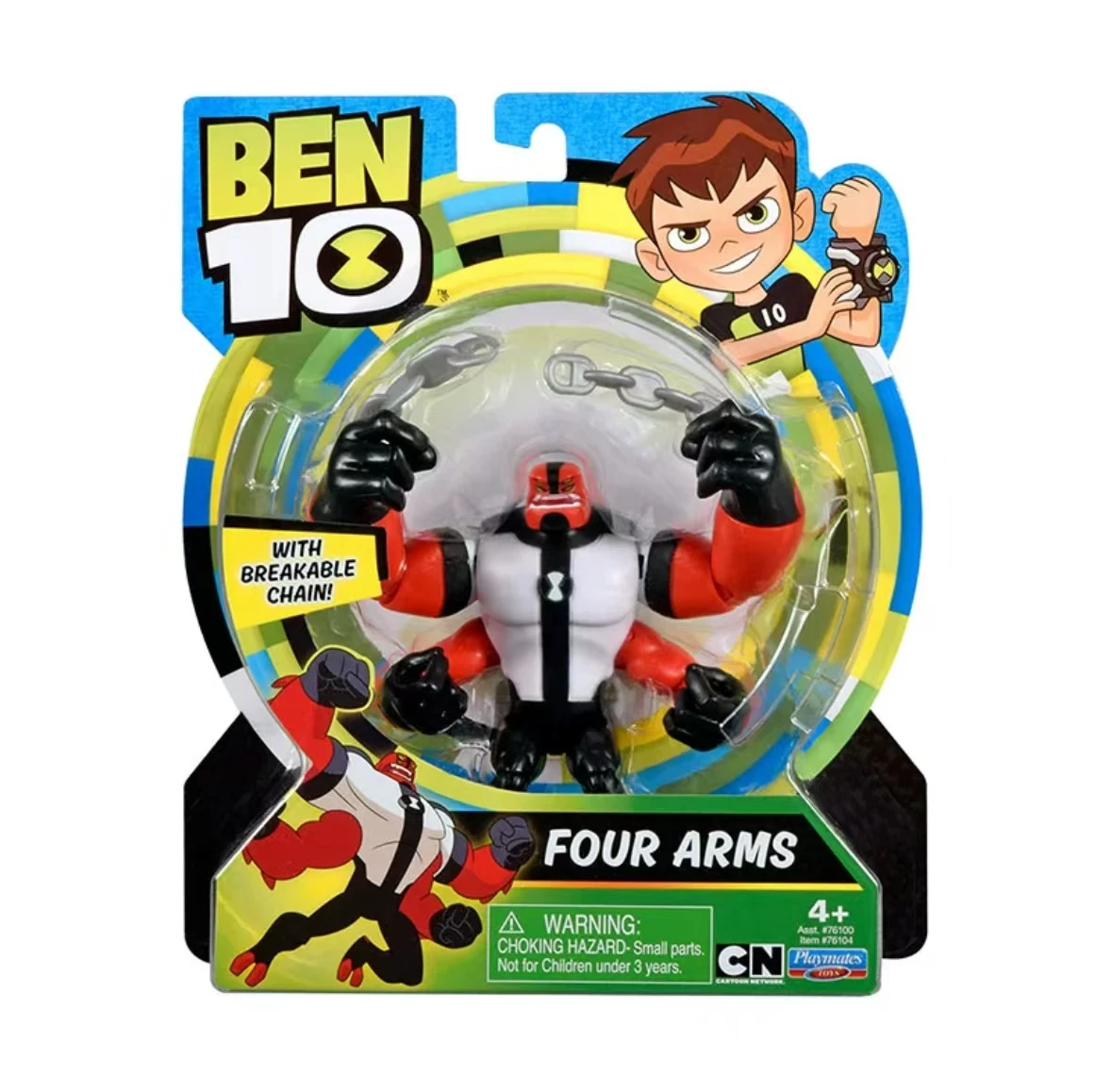 Figura de acción original de Ben 10 Power up Four Arms Ben Tennyson ...