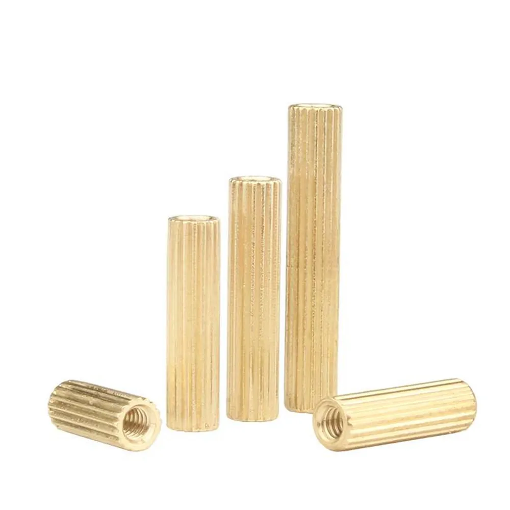 50pcs-M2-L3mm-To-30mm-2mm-Thread-Brass-Round-Standoff-Spacer-Female-M2 ...