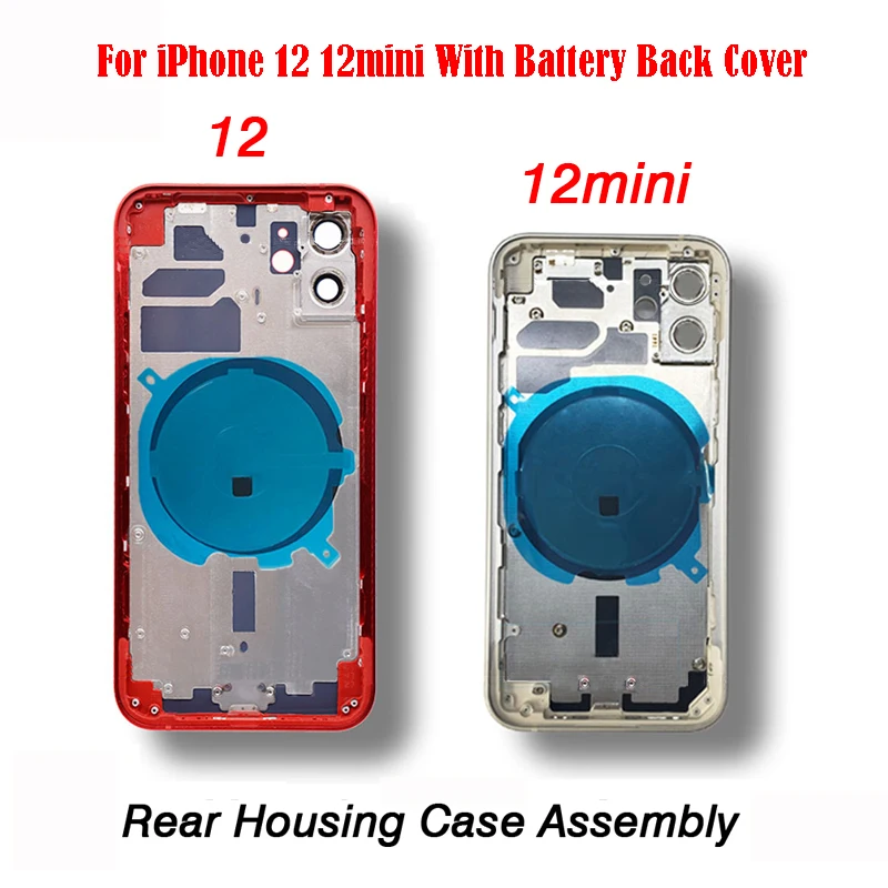 Rear-Housing-Assembly-For-iPhone-12-12mini-With-Battery-Back-Cover ...