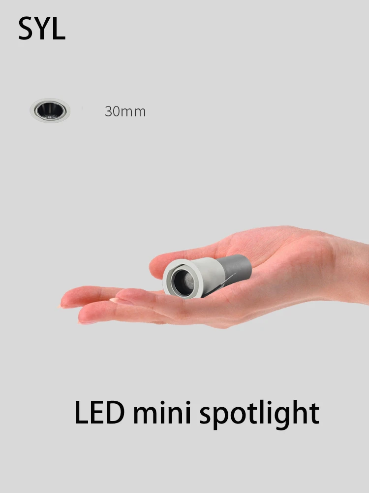 Led Mini spotlights COB Spot Lights Adjustable Angle Foco 15 Degrees ...