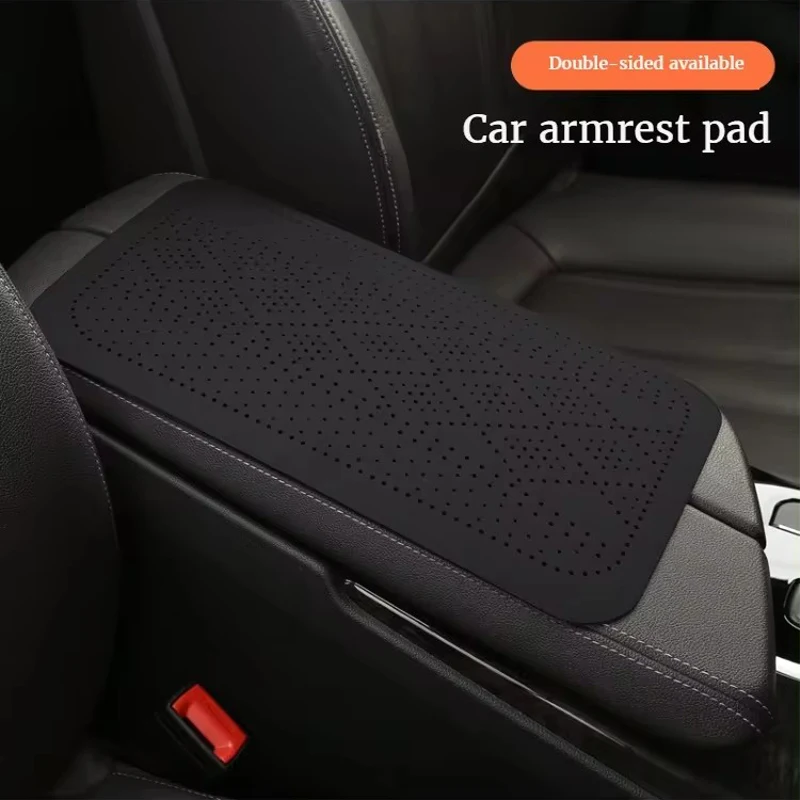 Napa-Leather-Car-Armrest-Mat-Universal-Interior-Auto-Armrests-Box-Mats ...