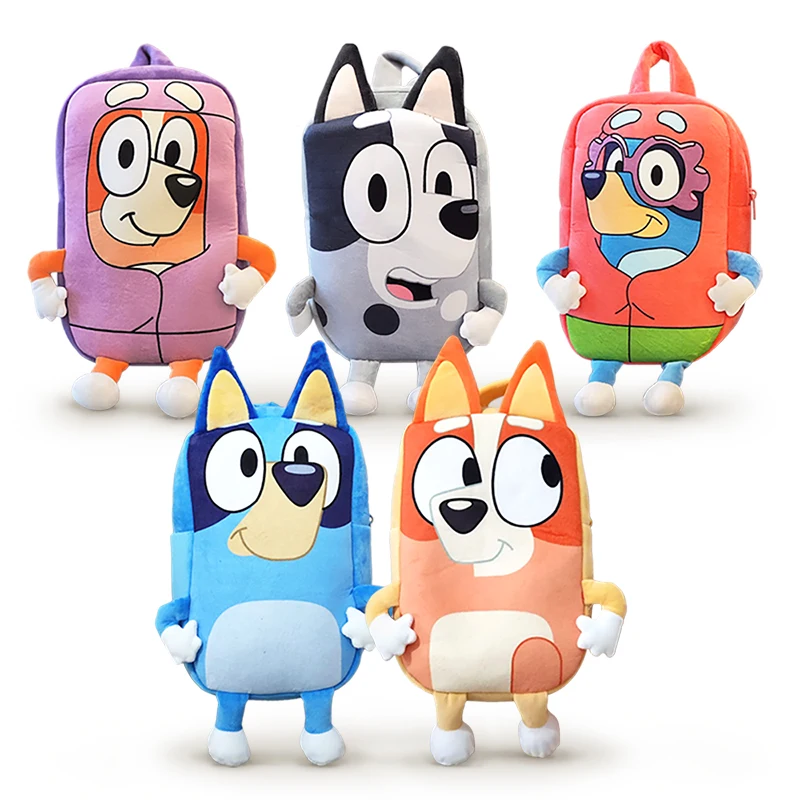 Bluey-Backpack-For-Children-Anime-Figures-Bingo-Muffin-Dog-Cartoon ...