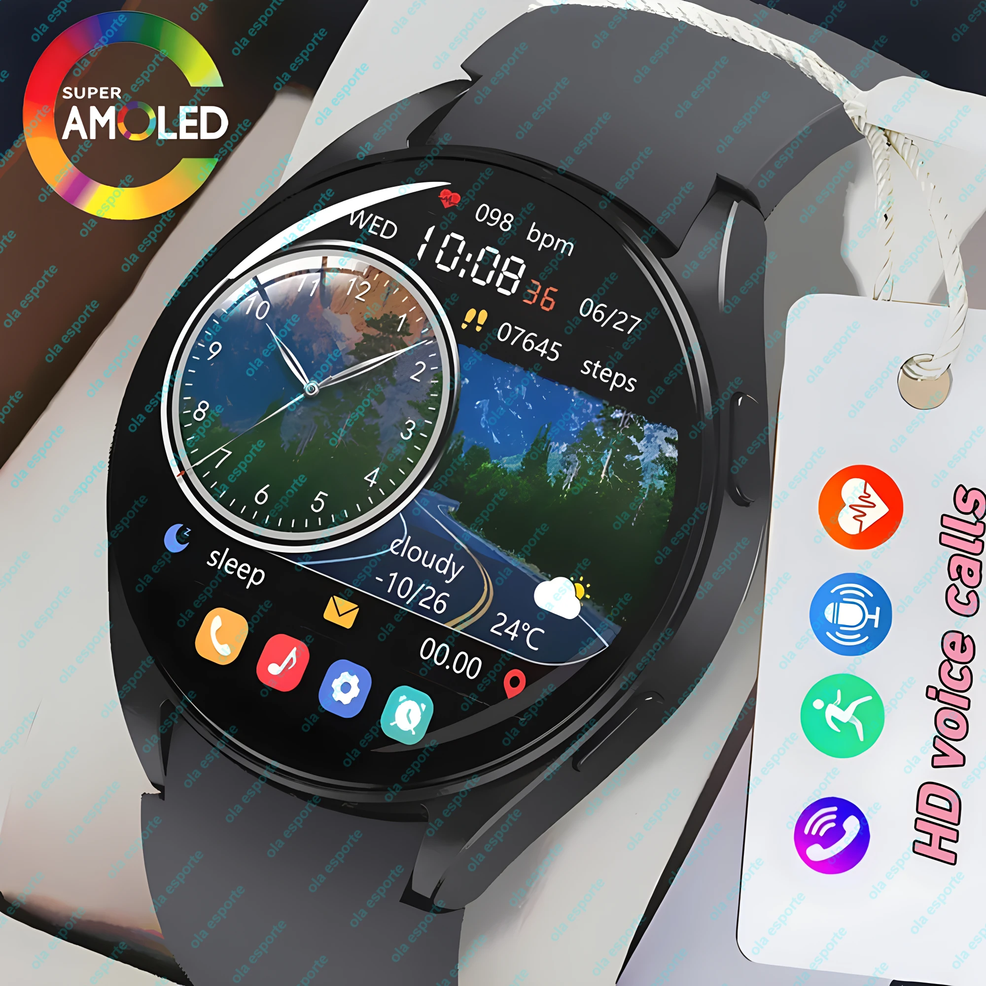 Reloj-inteligente-con-rastreador-GPS-para-hombre-y-mujer-pulsera-con ...