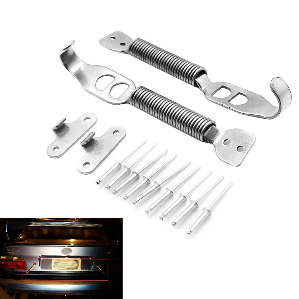 1Pair-Car-Styling-Tunning-Boot-Bonnet-Springs-Clips-Pin-Kit-Hood-Lock ...