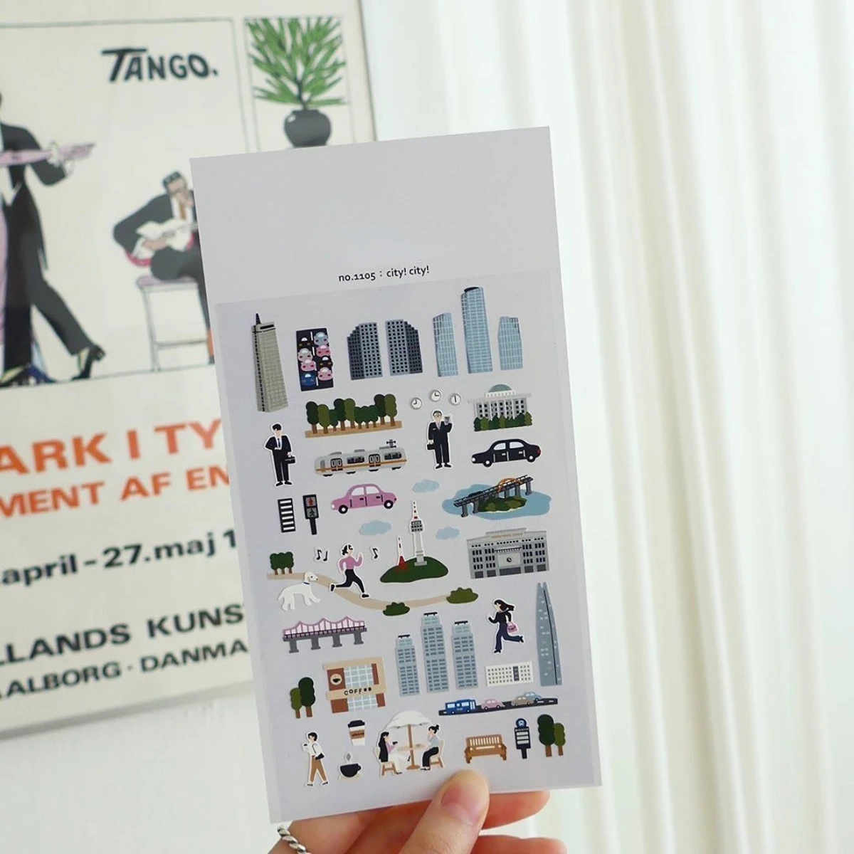 Korean Import Sonia City Travel Exercise Stickers Scrapbooking Diy ...