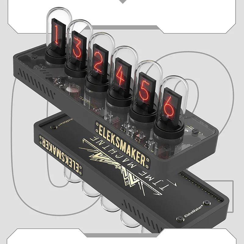 EleksMaker EleksTube IPS 6-Bit IPS Retro Glows Analog Nixie Tube ...