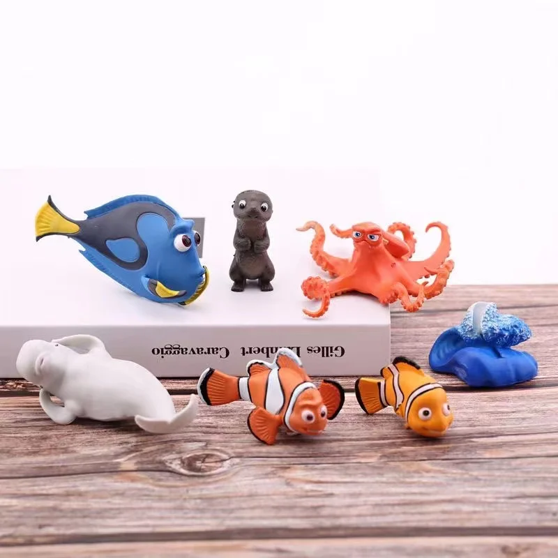 6-unids-set-Disney-encontrar-Nemo-Dory-PVC-figuras-de-acci-n-de-juguete ...
