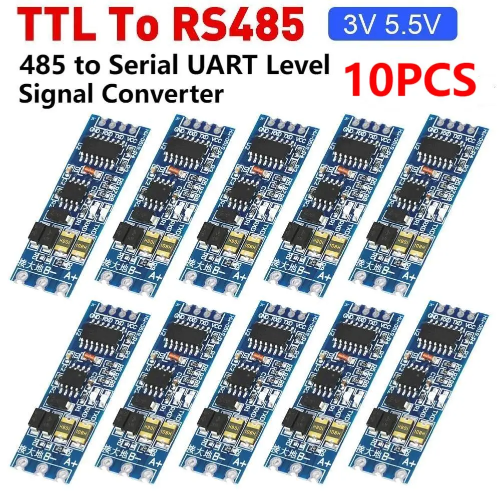 10PCS-TTL-To-RS485-Module-Hardware-Automatic-Flow-Control-Module-Serial ...