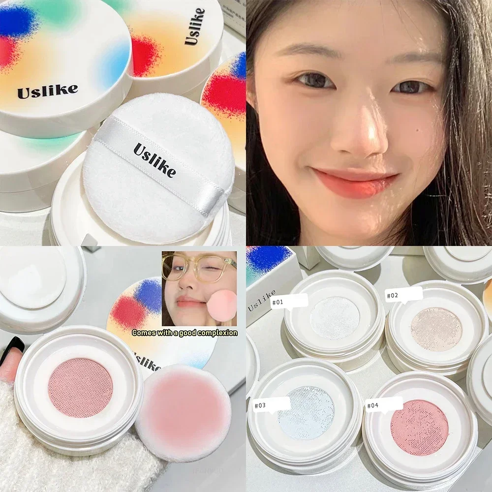 Velvety-Pink-Blue-Tinted-Loose-Powder-Matte-Translucent-White-Setting ...