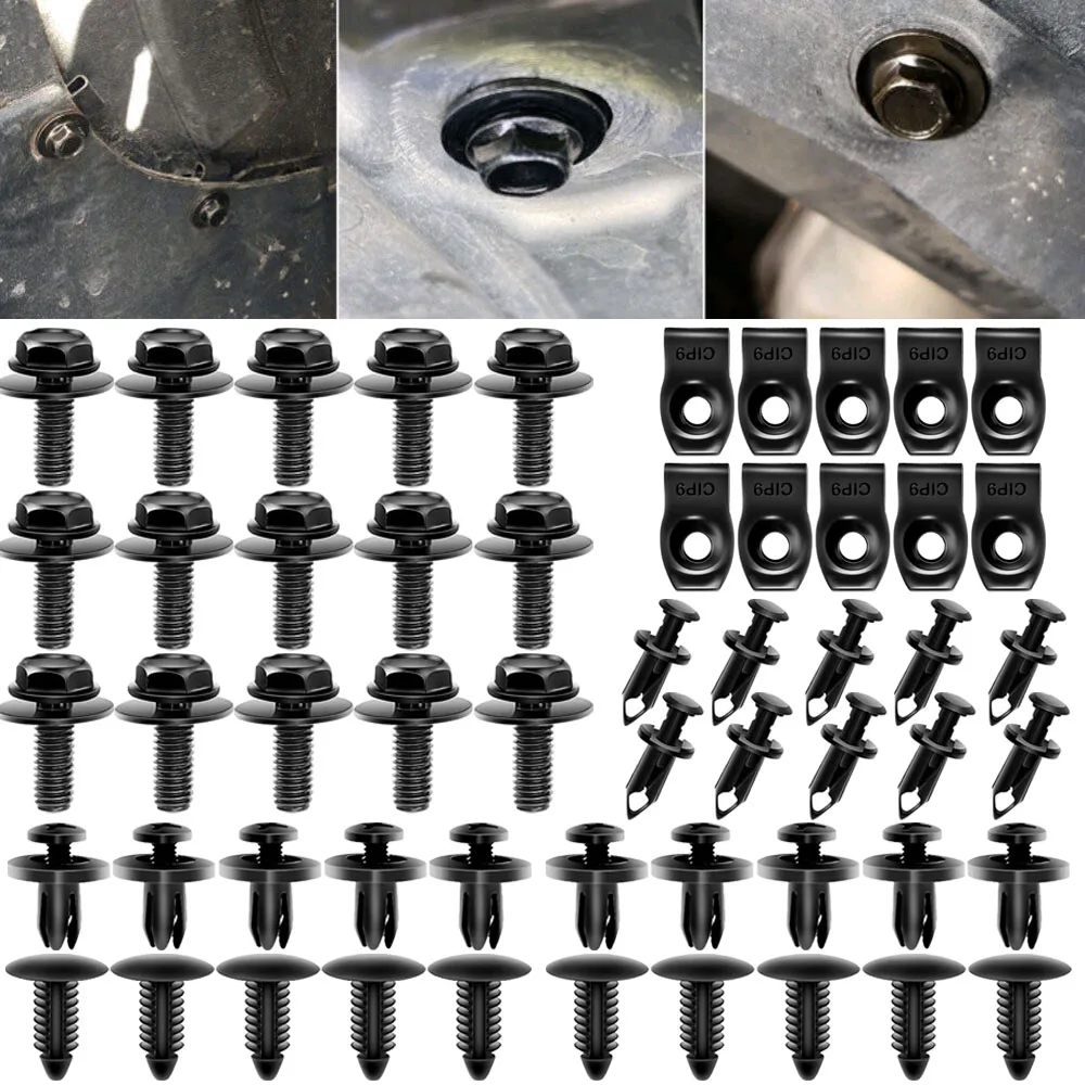 Karosserie-schrauben-U-Mutter-Clips-m6-Schrauben-f-r-Kia-Sportage-1-2-3 ...