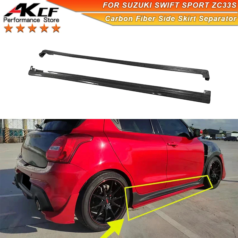 Separador-de-fald-n-lateral-de-fibra-de-carbono-para-Suzuki-SWIFT-Sport ...