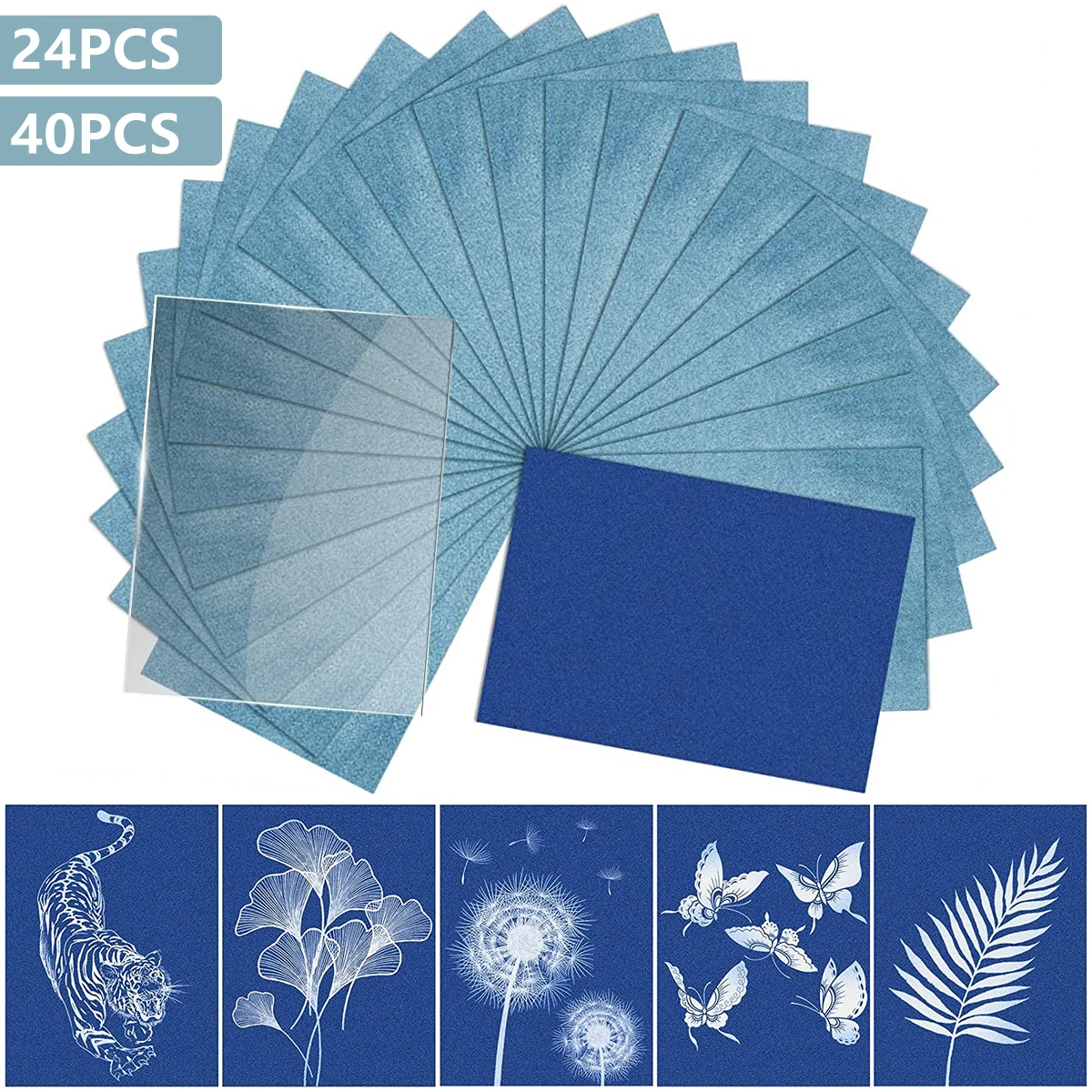 24pcs-40pcs-Sun-Print-Paper-Kit-with-Acrylic-Panel-5-8x8-3-A5-Sun ...