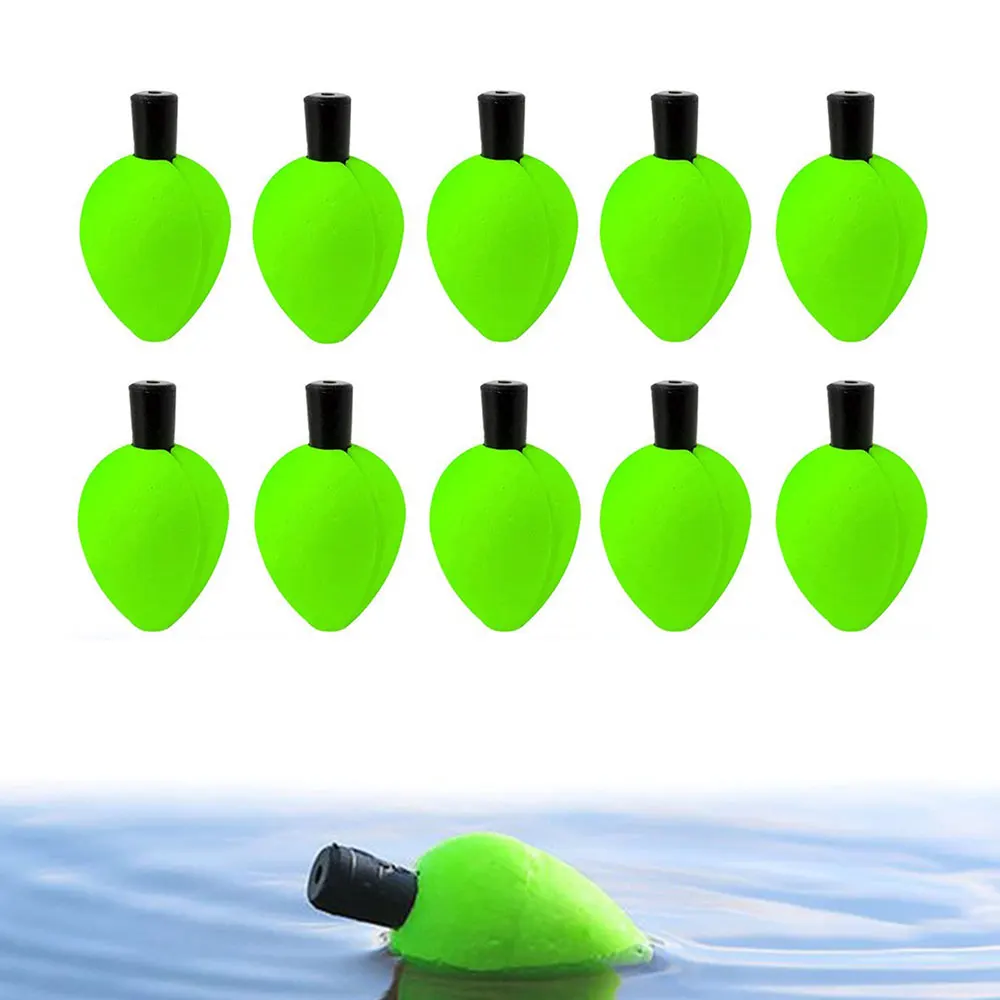 10pcs Foam Floats Fishing Trout Floats Slip Bobber Fishing Cork with ...