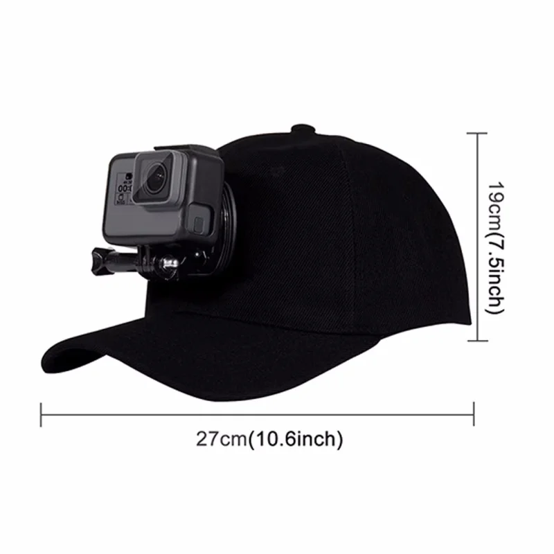 Baseball Hat Mount Quick Release Buckle Holder for GoPro 13 12 11 10 9 ...