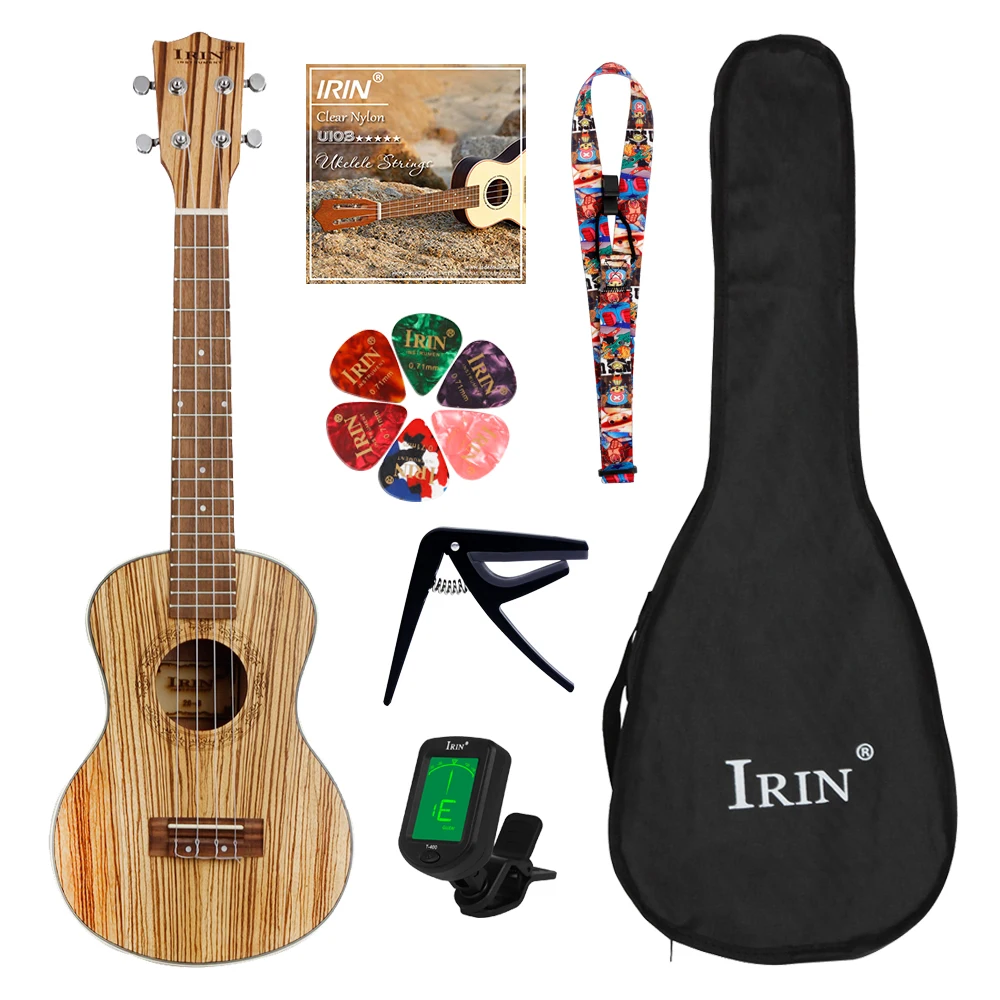 IRIN-Zebra-Ukulele-4-cordas-guitarra-havaiana-com-acess-rios-de-estojo-Ukulele-profissional-para ...
