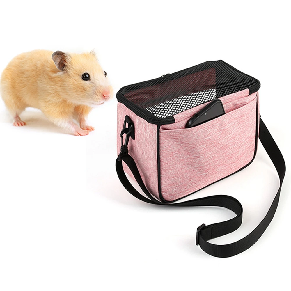 Hamster Carrier Bag Portable Guinea Pig Travel Case With Detachable ...