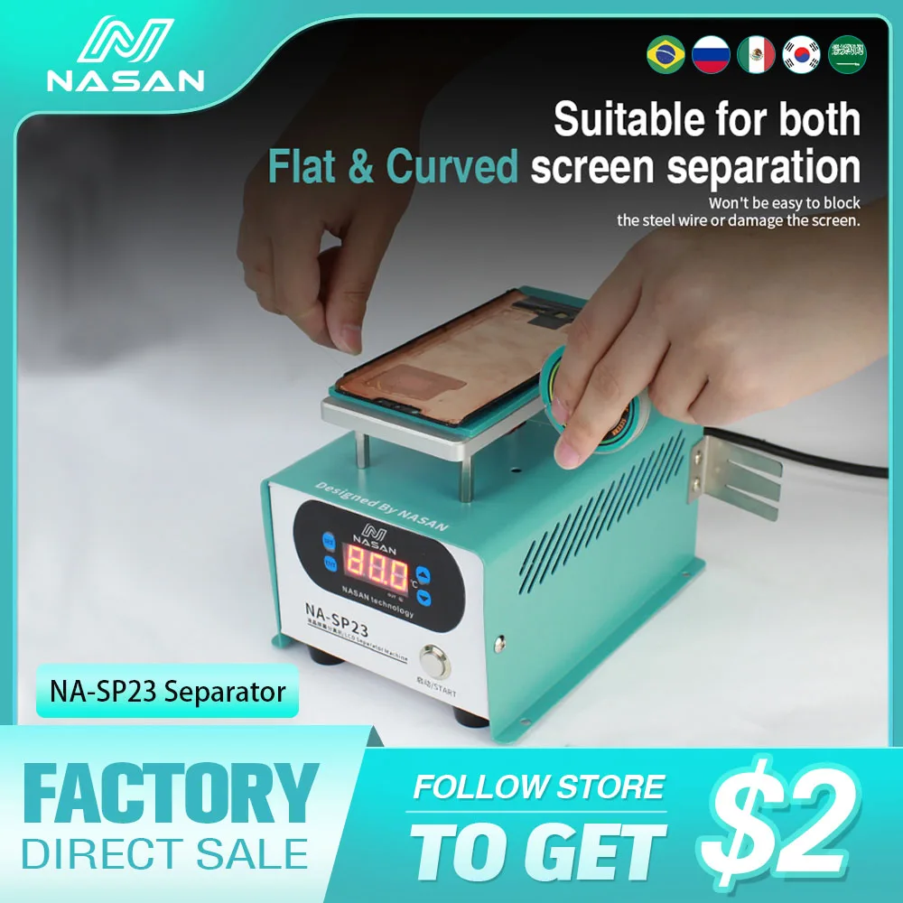 Nasan-SP23-LCD-Screen-Separator-with-Pad-for-Mobile-Phone-Watch-Super ...