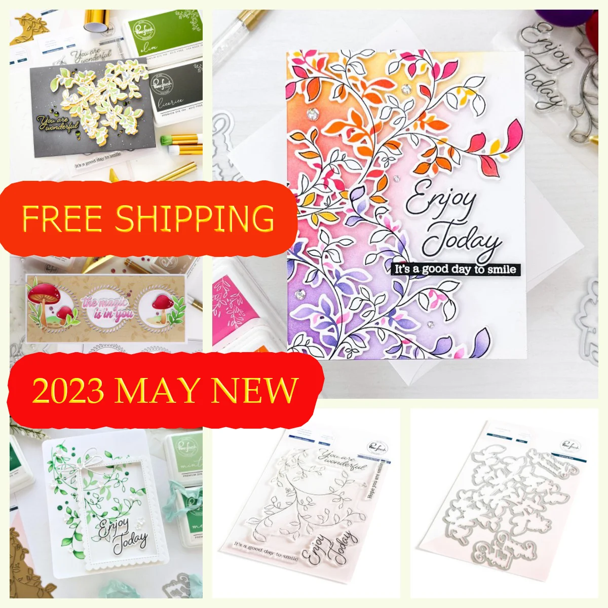 Delicate Foliage 2023 New Metal Cutting Dies Stamps Stencil Hot Foil ...