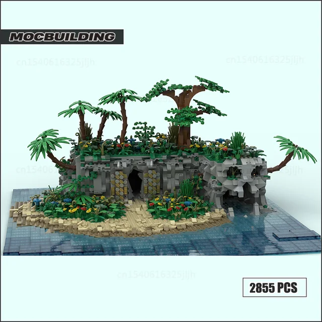 The Island Moc Building Blocks Beach Technology Bricks DIY Assembly ...