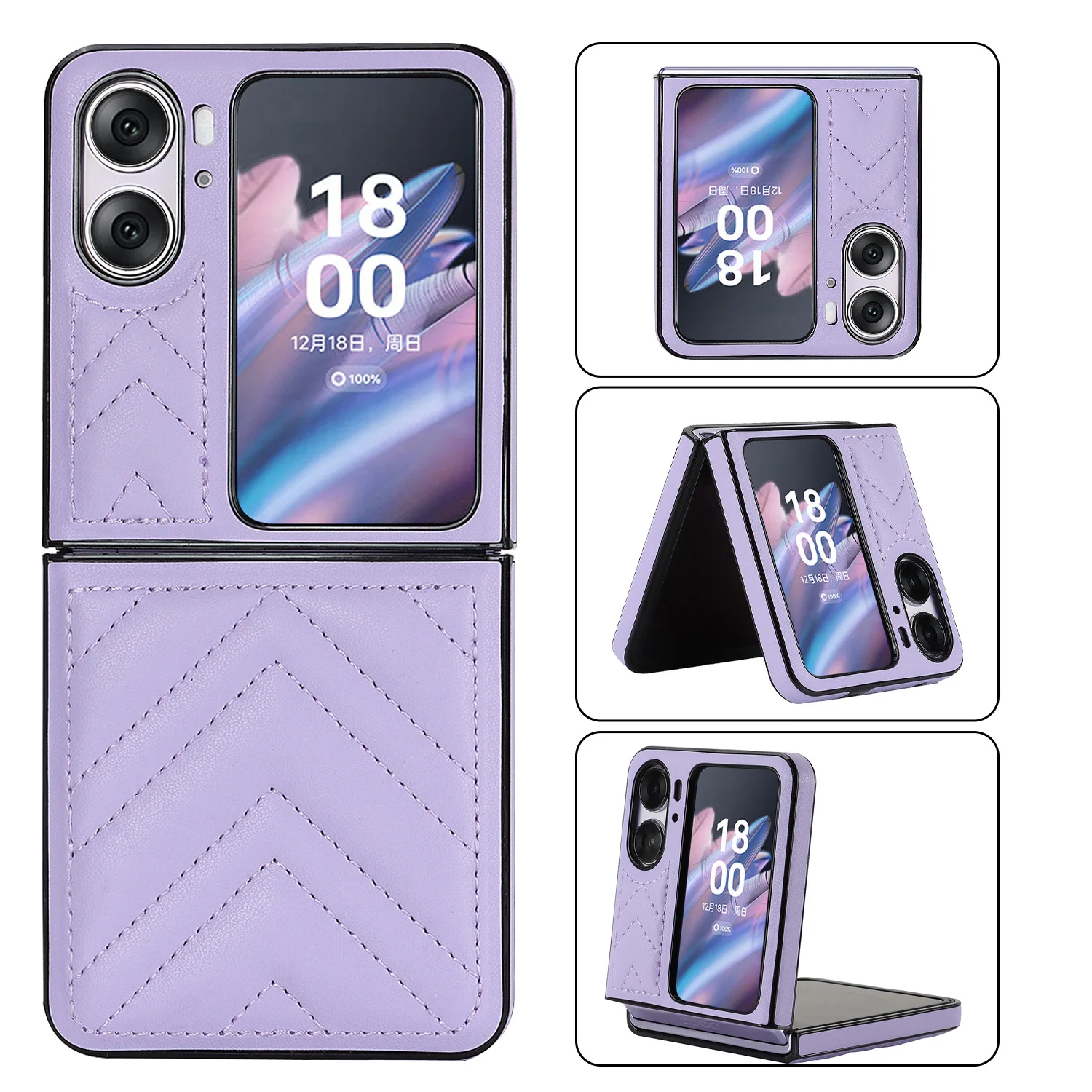 Flip-Folding-Phone-Case-Suitable-for-OPPO-Findn2Flip-Huawei-P50Pocket ...