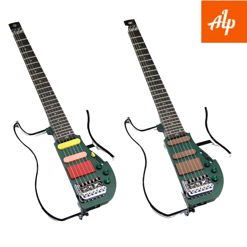 ALP-Green-Foldable-Electric-Travel-Guitar-Ultra-Light-Portable-And ...