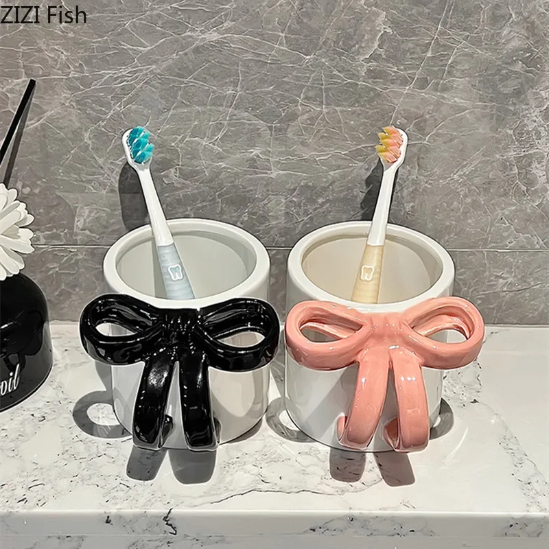 Butterfly-Mouthwash-Cup-Light-Luxury-Couple-Brush-Teeth-Cup-Set ...