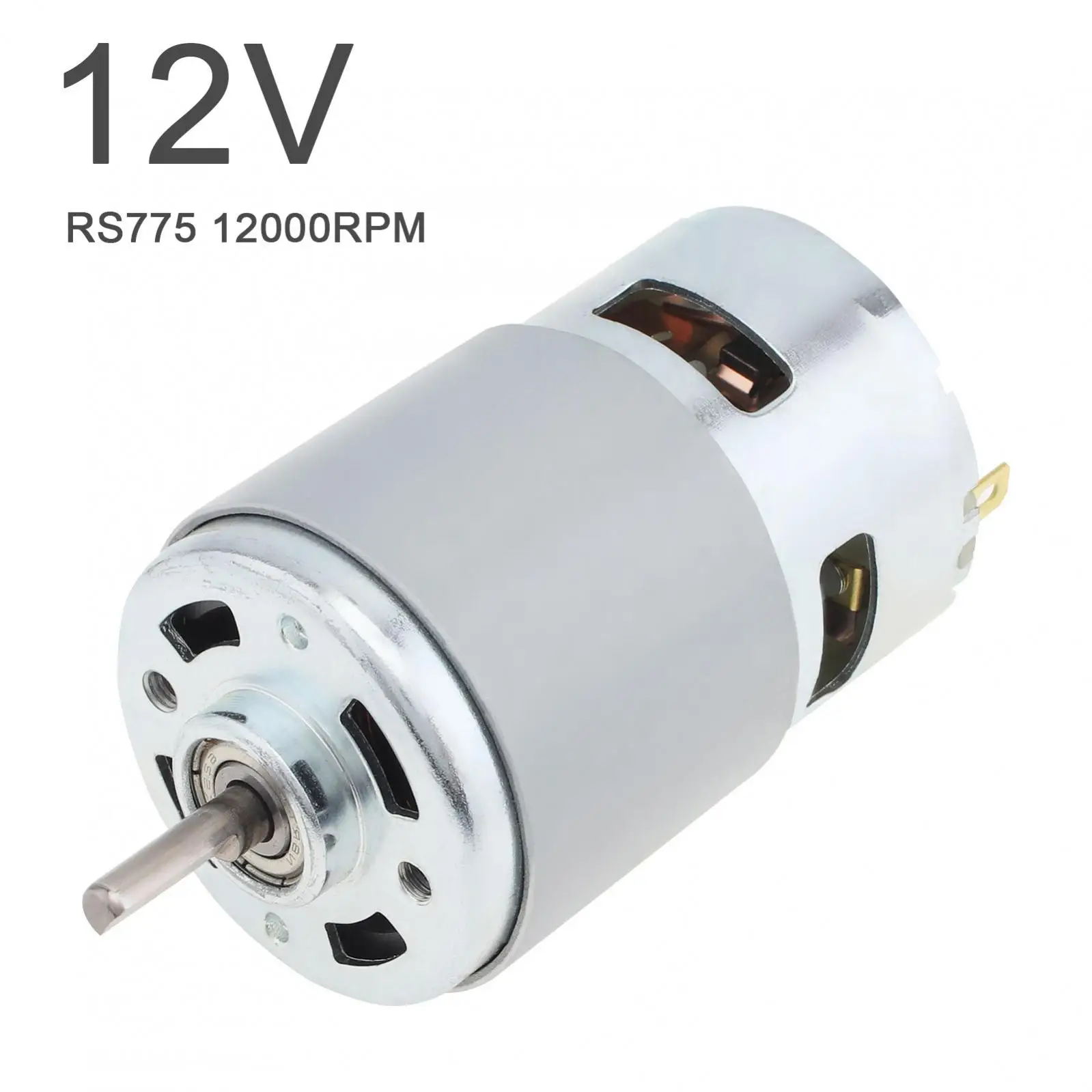 775 DC Motor D-Shaft 12/24V 12000RPM High-speed Large Torque Motor for ...