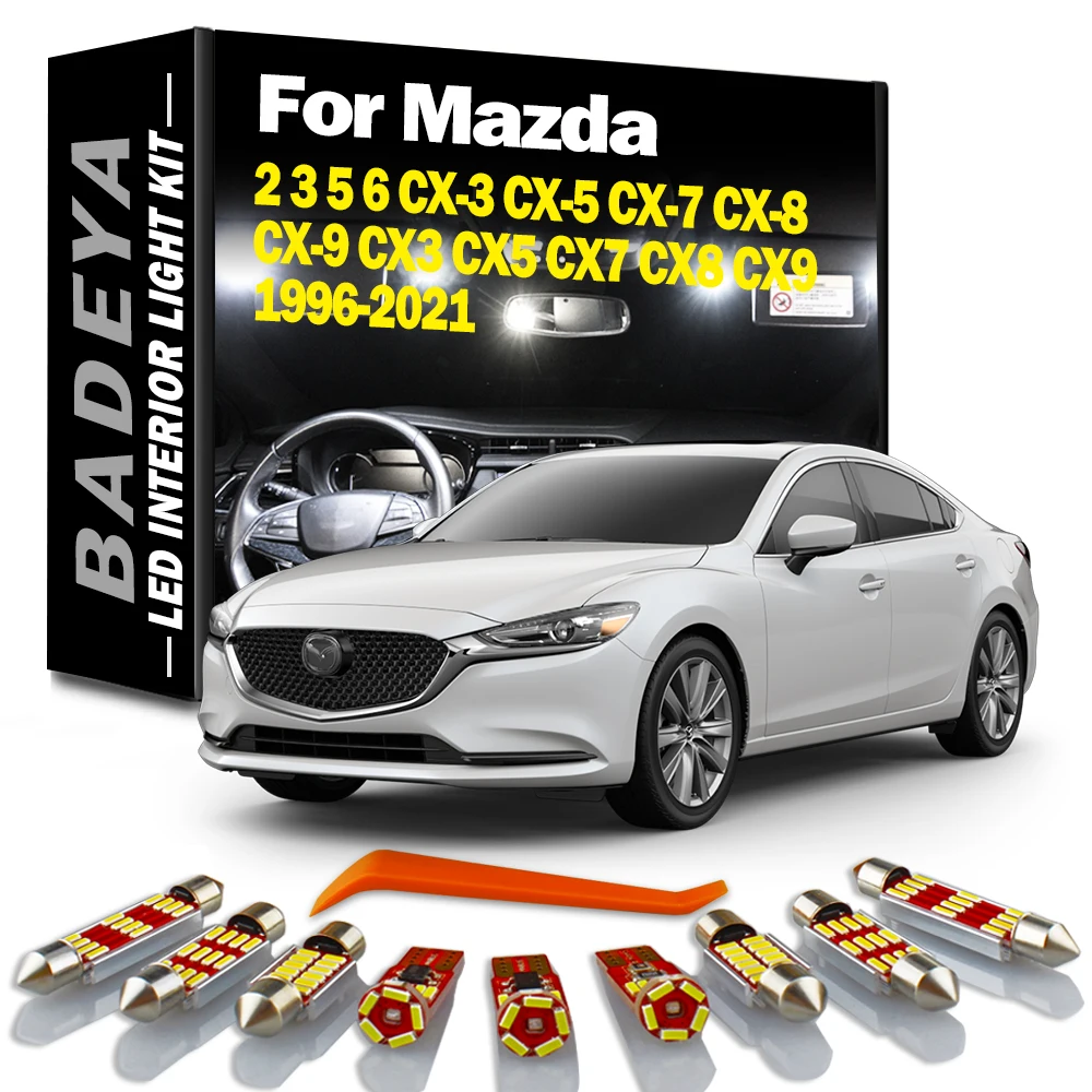 Canbus Car LED Interior Light Kit For Mazda 2 3 5 6 CX-3 CX-5 CX-7 CX-8 ...