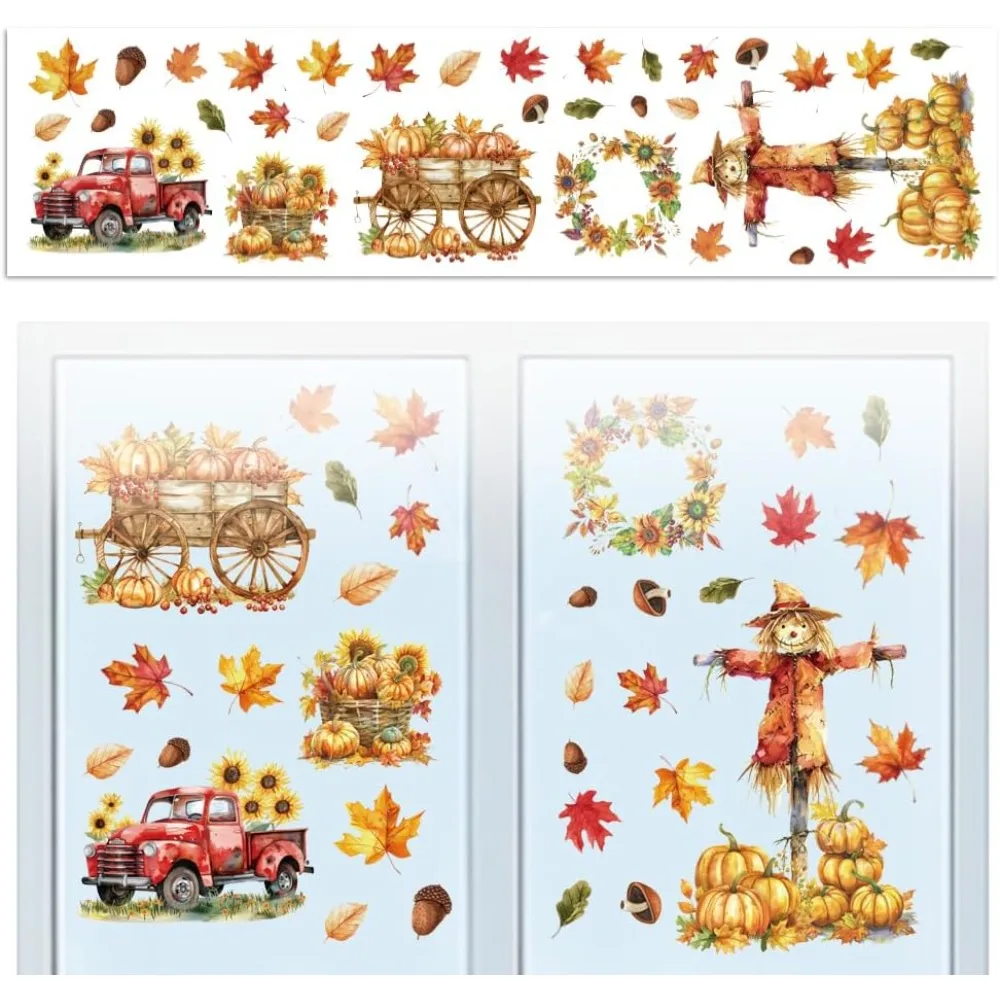 Window Static Cling Decal Sticker Double-Sided for Large Glass Car ...