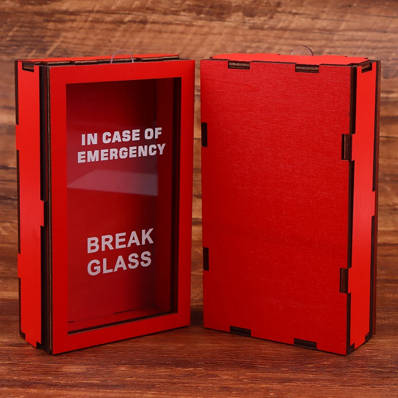 Funny Break In Case Emergency Gift Box With Hammer Gift Packaging Case ...