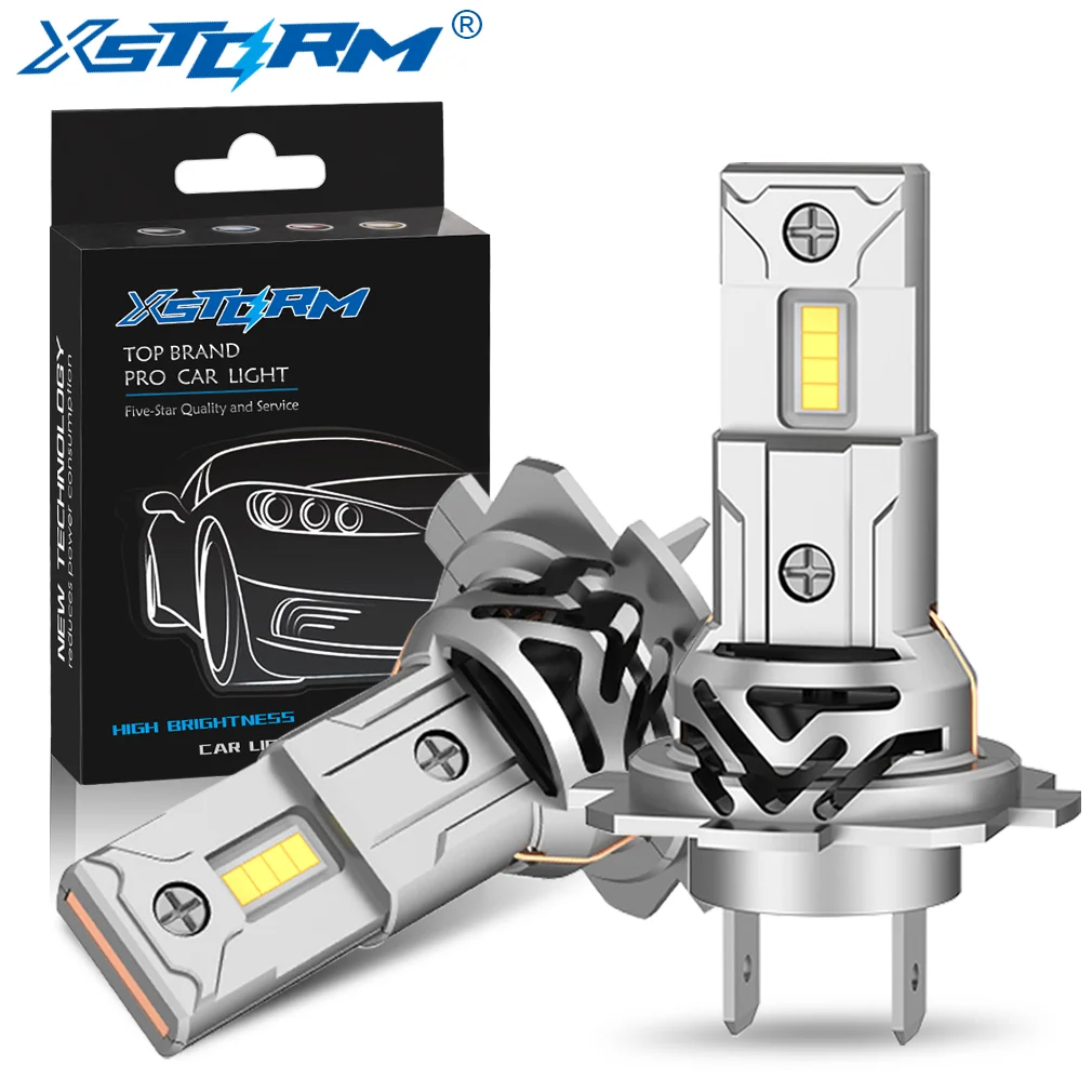 Bombilla LED potente para faro delantero de coche H7, 100W, 40000LM ...