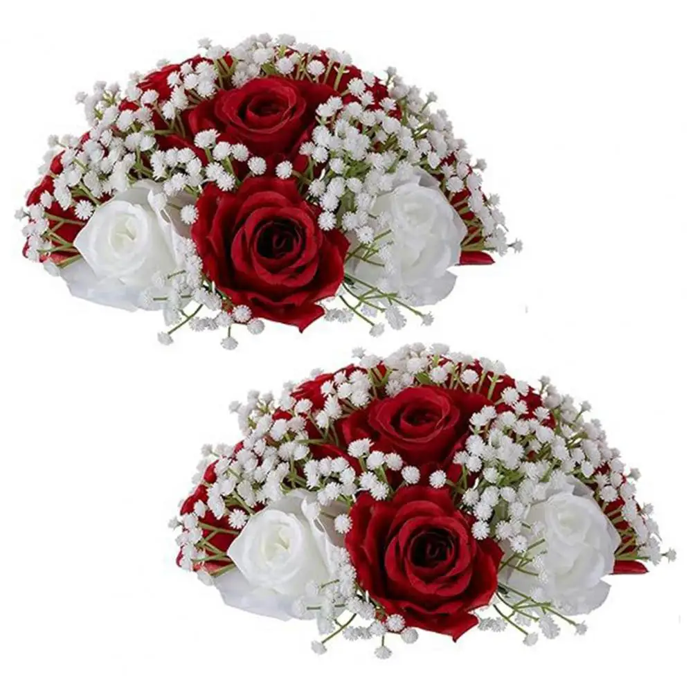 Wedding Flower Ball For Centerpiece Artificial Flower Rose Ball ...