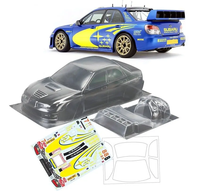 rc-model-toy-car-body-1-10-RC-Clear-Lexan-Body-Shell-rcsubaru-Impreza ...