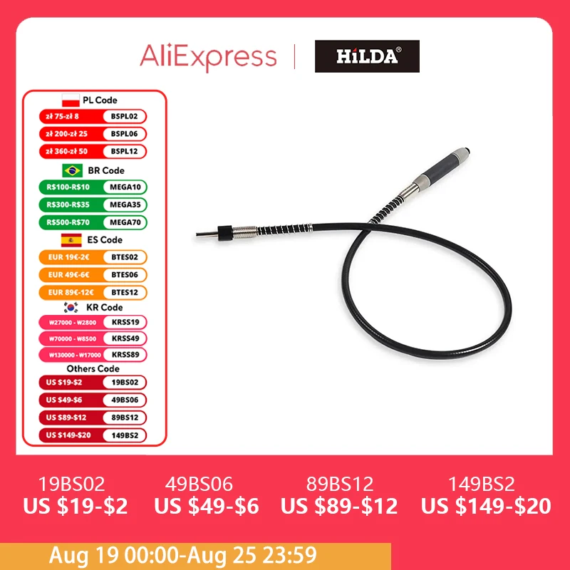 HILDA-Flexible-Shaft-Fits-Rotary-Grinder-Tool-for-Dremel-400W-Rotary ...