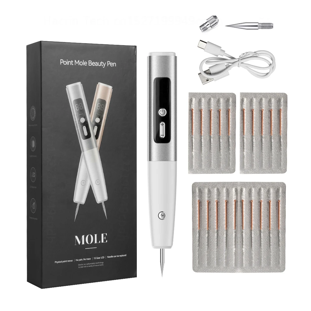 Portable Mole Remover Device Electric Laser Plasma Pen For Mole, Dark ...
