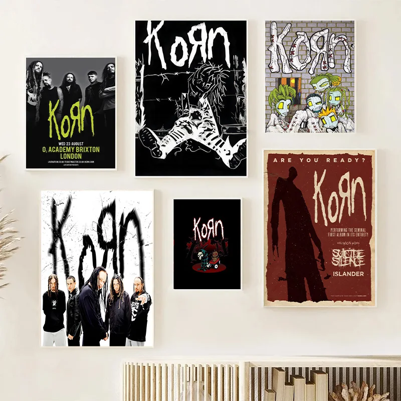 Korn-Rock-Band-Music-Album-Cover-Print-Poster-Abstract-Horror-Modern ...