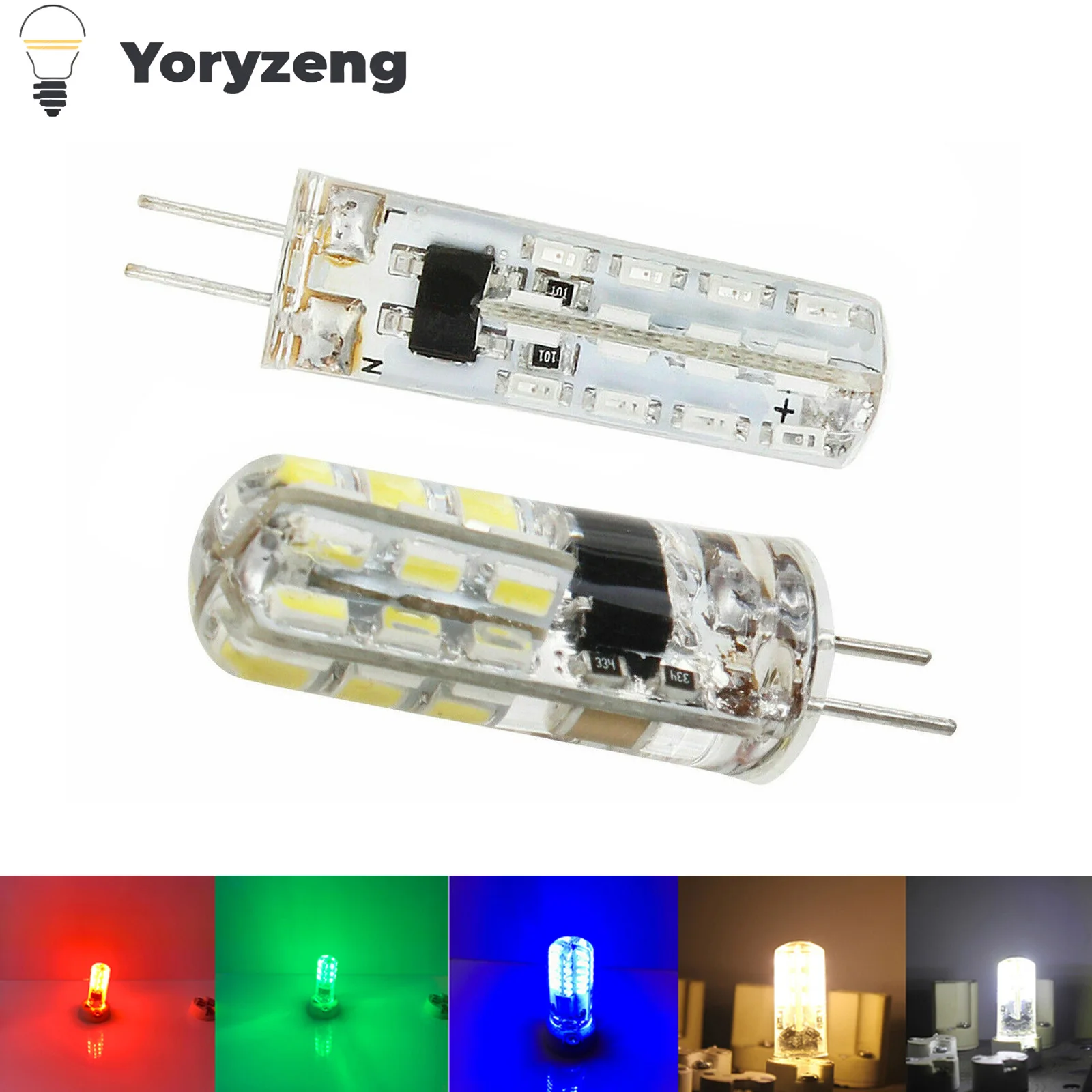 Colorful-G4-12V-LED-Light-Bulbs-Bi-pin-Red-Blue-Green-Cold-Warm-White ...